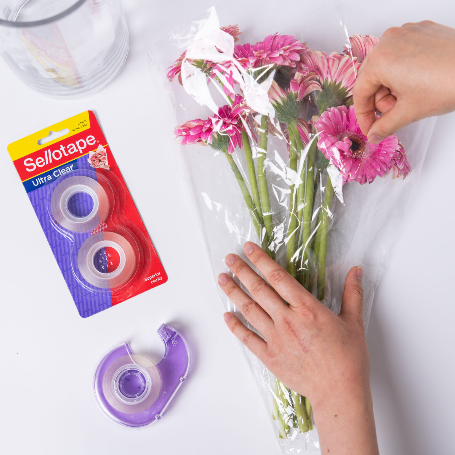 Sellotape Ultra Clear Tape with Dispenser